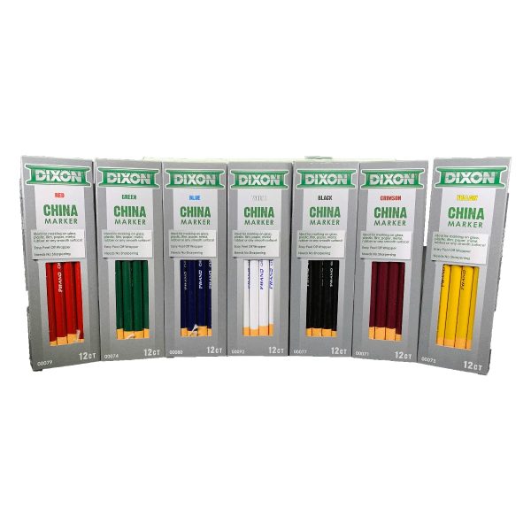 Dixon China Markers 12ct - Hard Rock Tool