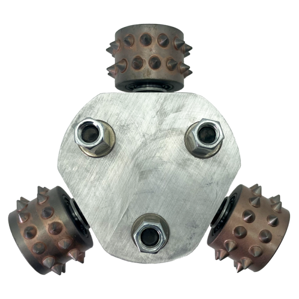 RhinoGrind Bush Hammer Plate 5 inch - Hard Rock Tool