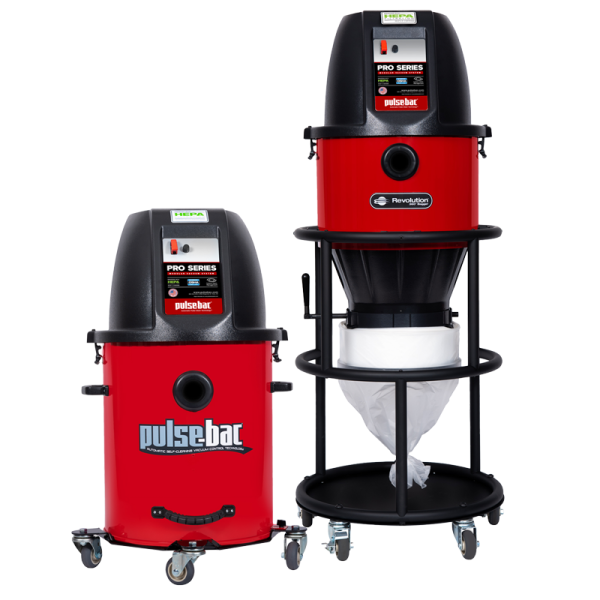 Pulse-Bac Pro Series Industrial HEPA Vacuums -Hard Rock Tool