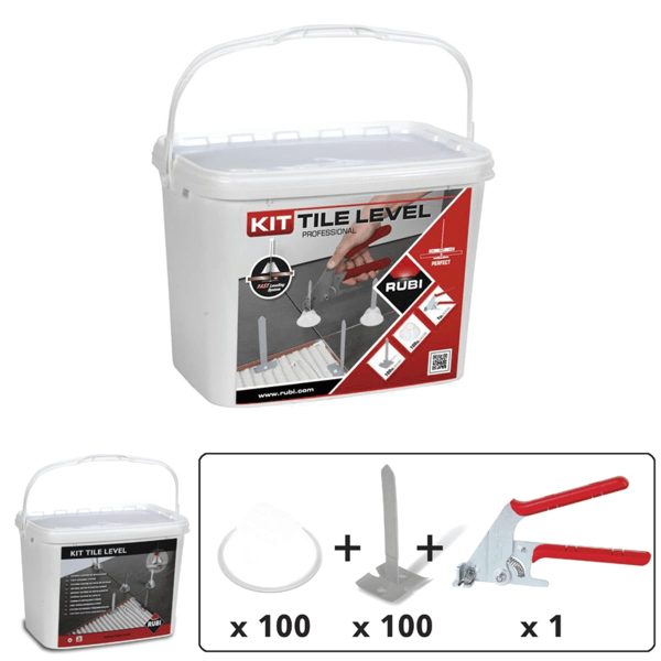 Rubi Tile Level Kit - Hard Rock Tool