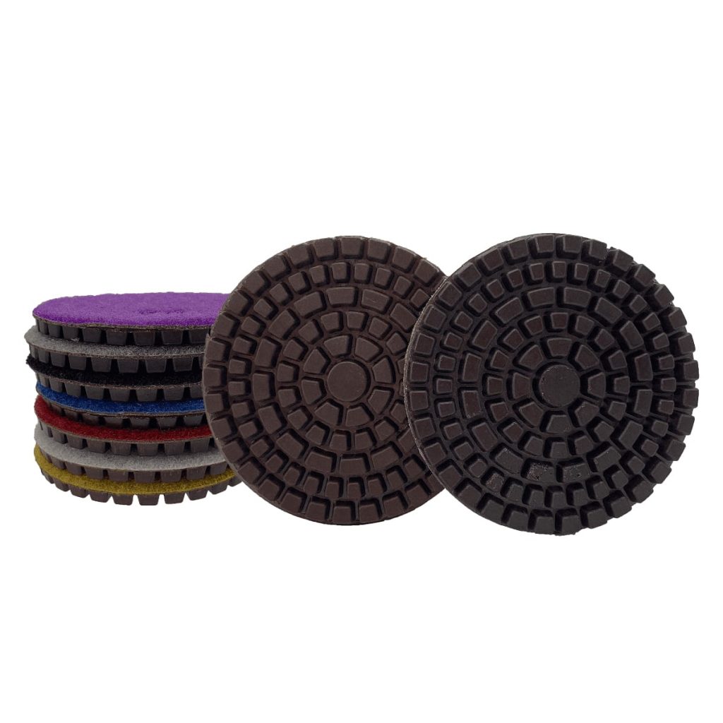 SmartKrete Semi-Metal Epoxy Terrazzo 3" Polishing Pads 4mm