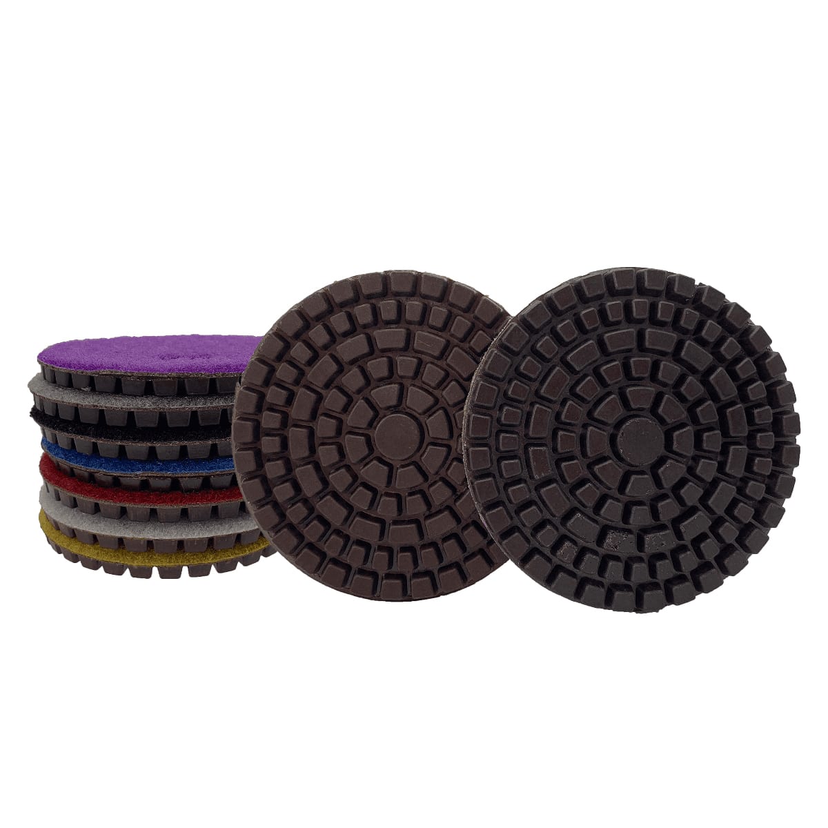 SmartKrete Semi-Metal Epoxy Terrazzo 3" Polishing Pads 4mm