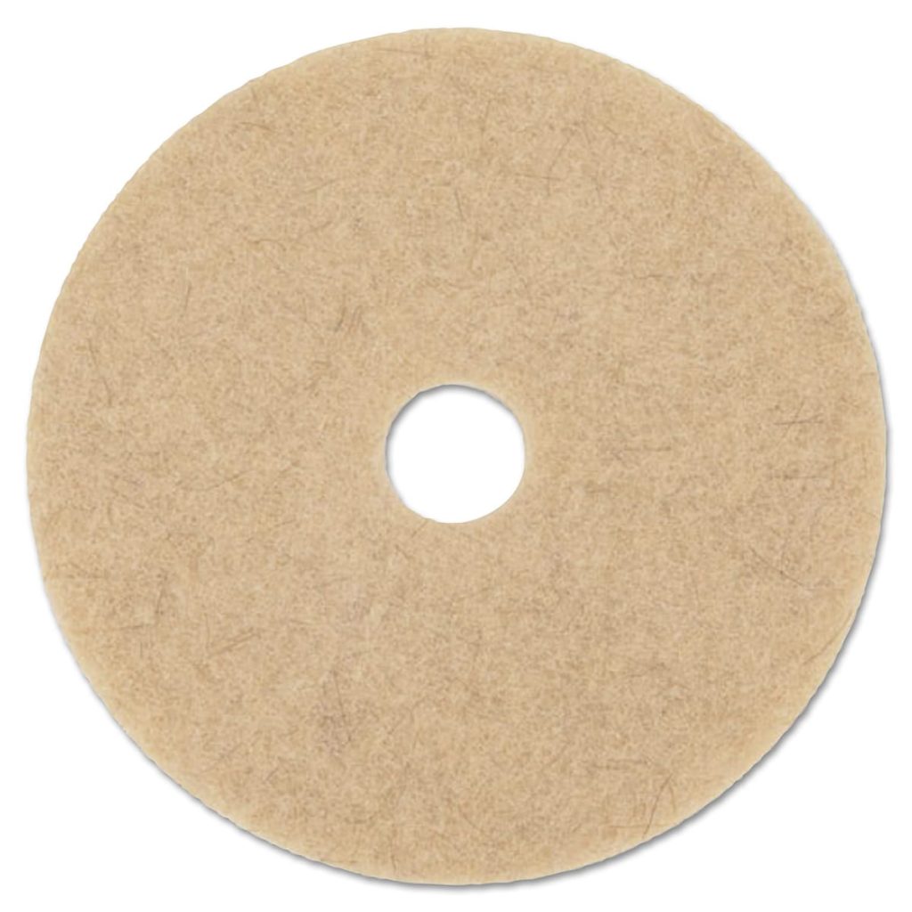 StonePro Tan Buffing Floor Maintenance Pad - Hard Rock Tool