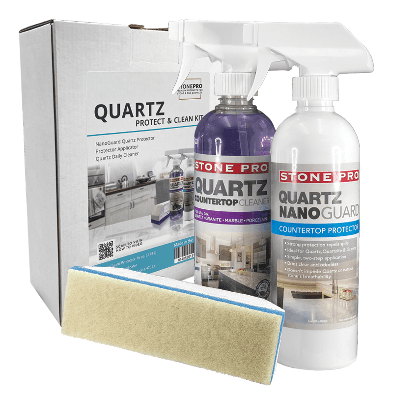 StonePro Quartz NanoGuard™ Protect & Clean Kit - Hard Rock Tool