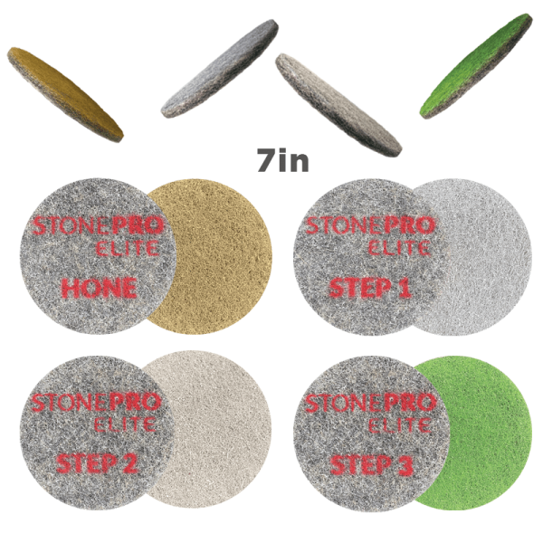 StonePro ELITE Diamond Impregnated Pads - Hard Rock Tool