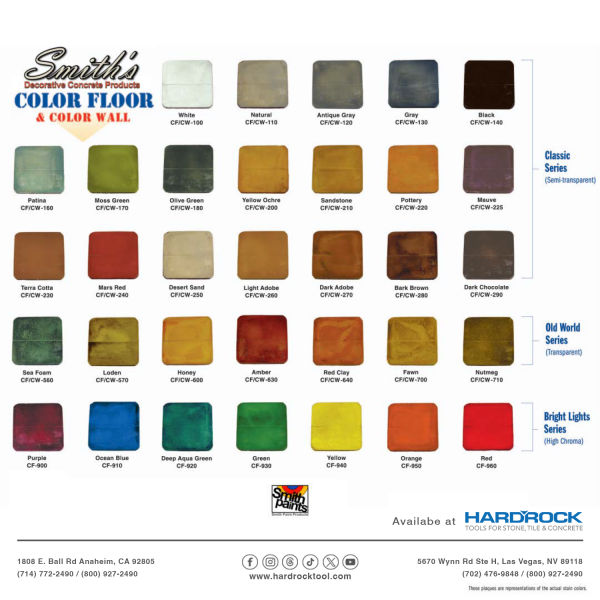 Smith Paints Color Floor - Hard Rock Tool