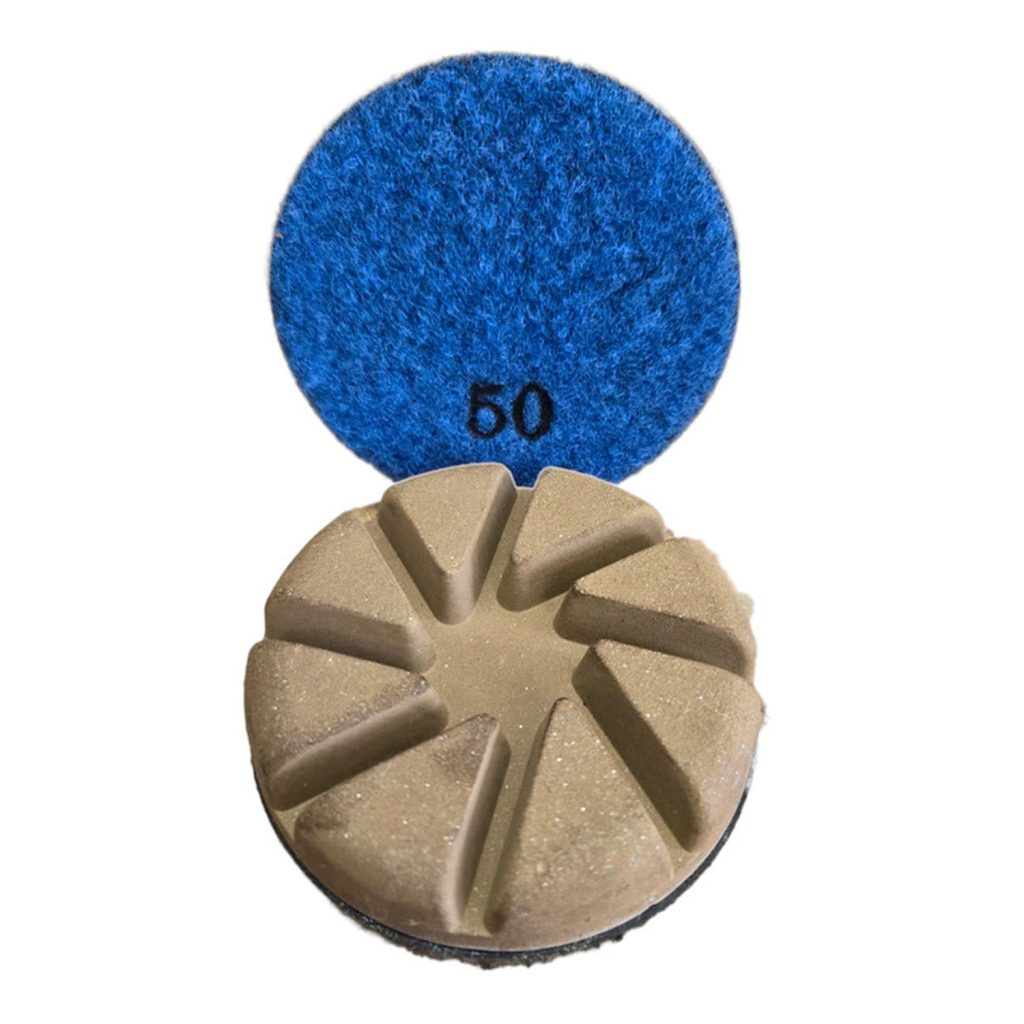 3" SmartKrete 8 Segment Hybrid Concrete Transitional Diamond Pad